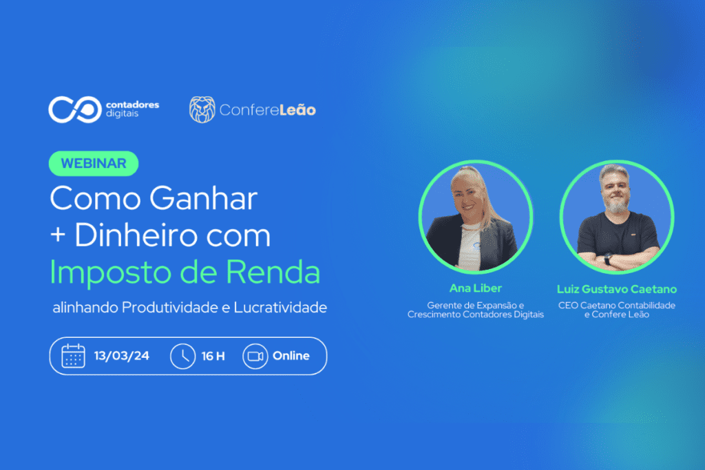 [Webinar] Ganhar Dinheiro com Imposto de Renda